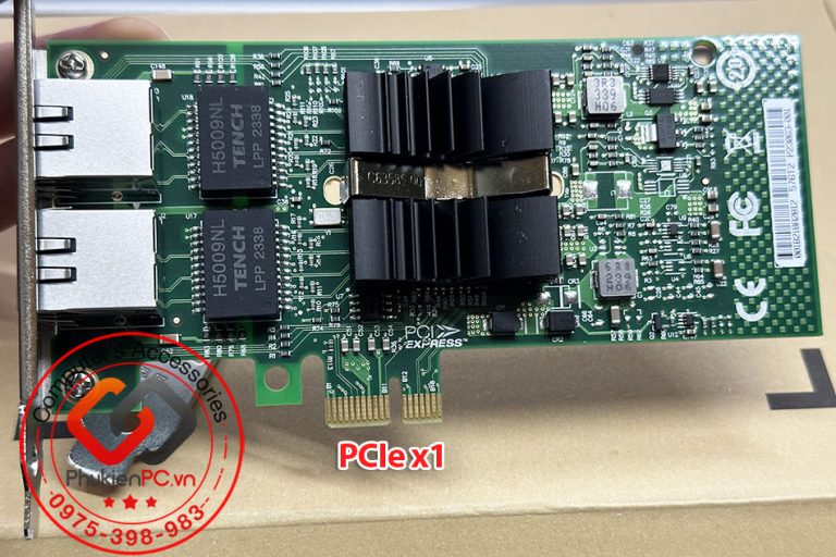 Card mạng PCI-e Gigabit Dual 2 RJ45 Port NIC 1Gbps cho PC, Server chip ...