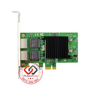 Card mạng PCI-e Gigabit Dual 2 RJ45 Port NIC 1Gbps cho PC, Server chip ...