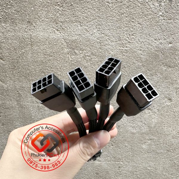 Cáp nguồn 4 8PIN to 16pin 12+4pin cho Nvidia RTX 4090 4080 3090