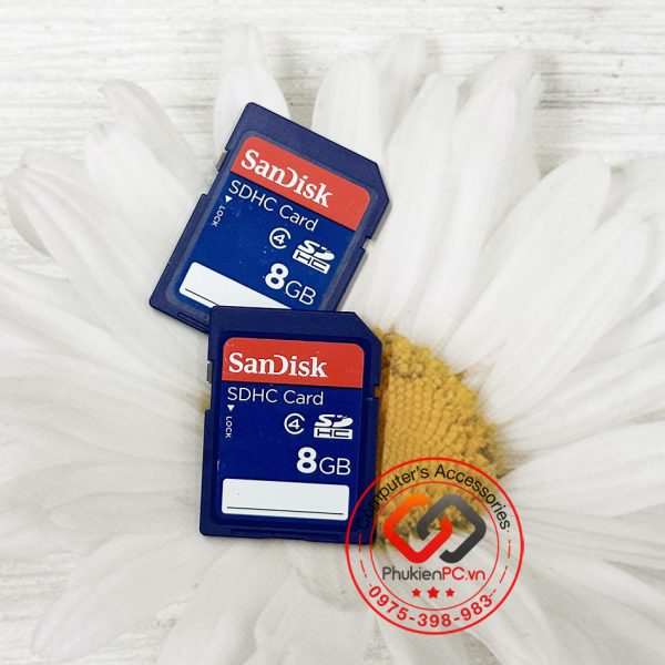 Thẻ nhớ SD 8GB Sandisk dùng cho công nghiệp