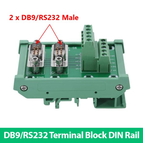 dau noi-com-db9-rs232-G6-Terminal-block-din-rail-dual-slot-cai-ray-cong ...