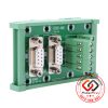 Đầu nối Dual Port DB9/RS232 M6 Female Terminal Block DIN Rail (chân Cái ...