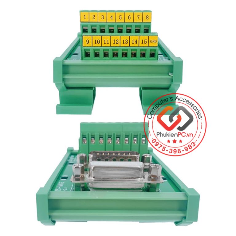 Đầu nối Dual Port DB15 MG6 Male Female Terminal Block (chân Đực, Cái ...