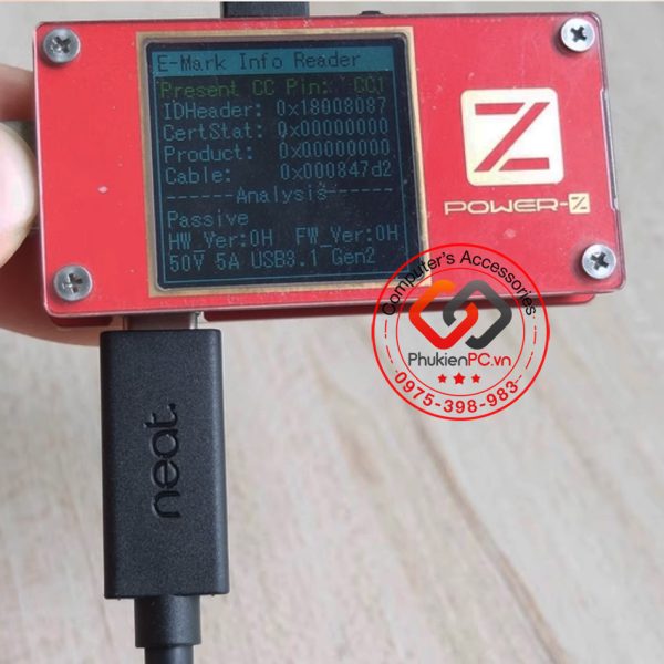 Cáp Type-C to Type-C truyền hình ảnh âm thanh 4K60hz 100W 20gbps dài 1.35M