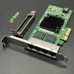 Card mạng PCIE 4x to 4 Port LAN Gigabit Ethernet chip intel i350-T4 cho PC, Server, Workstation