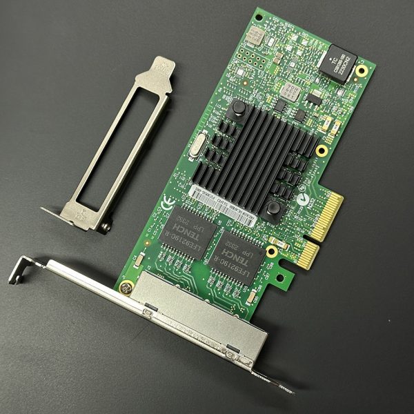 Card mạng PCIE 4x to 4 Port LAN Gigabit Ethernet chip intel i350-T4 cho PC, Server, Workstation