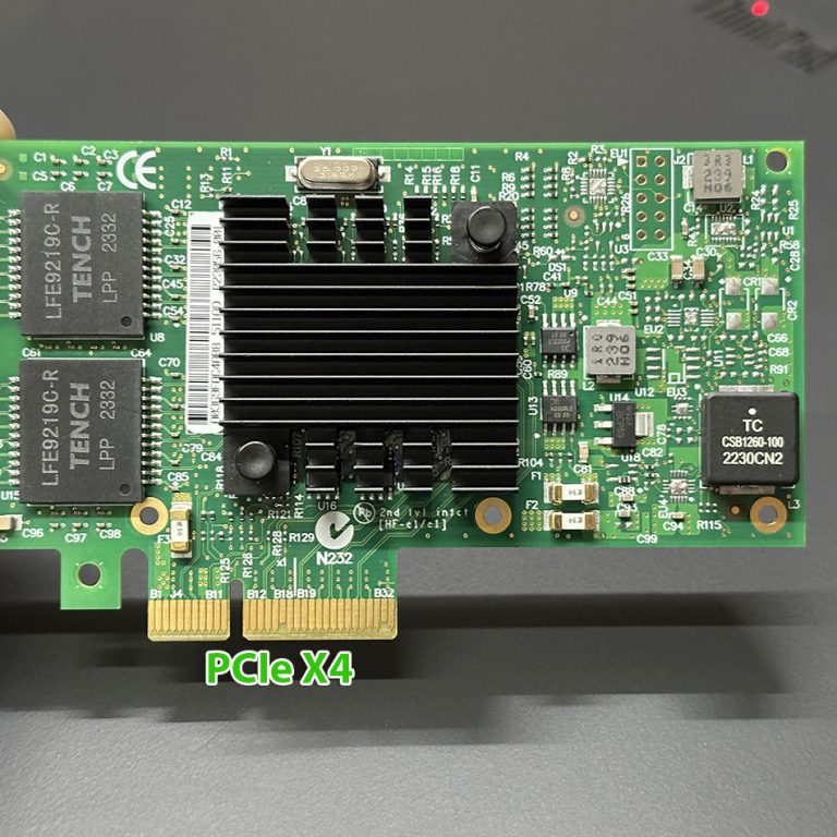 Card mạng PCIE 4x to 4 Port LAN Gigabit Ethernet chip intel i350-T4 cho ...