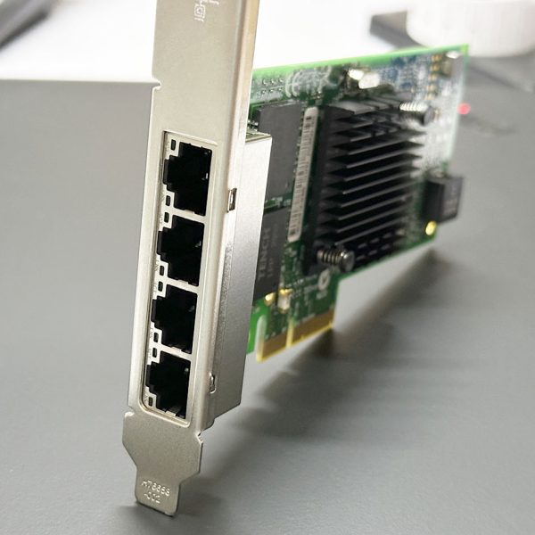 Card mạng PCIE 4x to 4 Port LAN Gigabit Ethernet chip intel i350-T4 cho ...