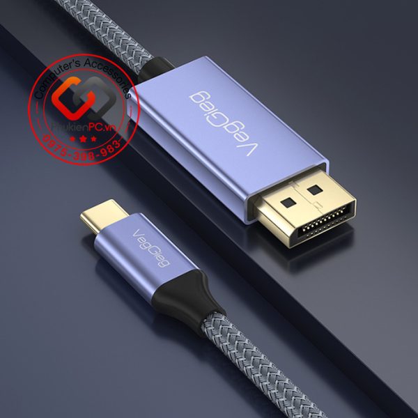 USB-C Thunderbolt 3/4 to Displayport 1.4 8K60hz 4K144hz 2K165Hz 1080P ...