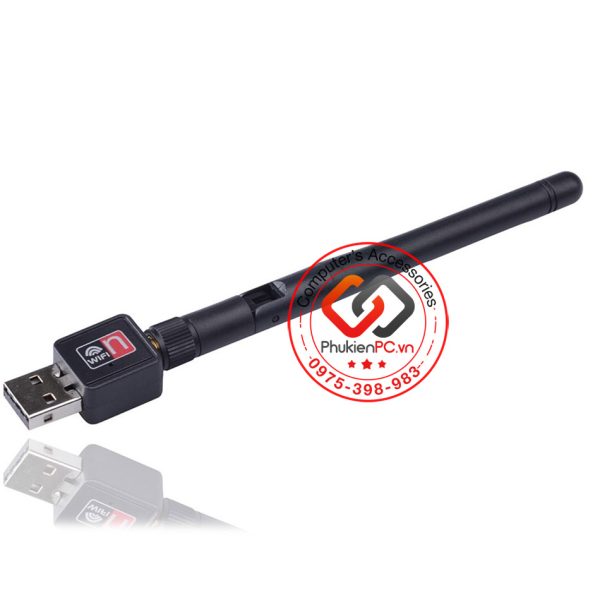 USB thu Wifi 150Mb anten rời 2Dbi cho máy tính bàn PC, Laptop