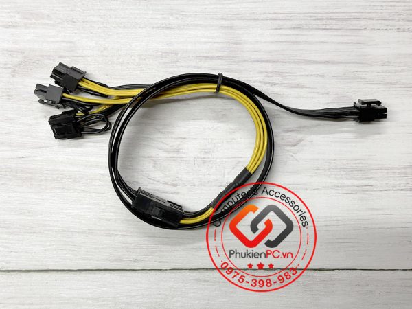 Dây nguồn Supermicro CBL-PWEX-1028, 8PIN PSU to 3 PCIe 8PIN VGA