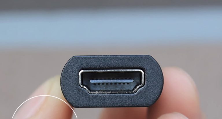 Đầu chuyển đổi Displayport sang HDMI 4K thương hiệu HP, thiết kế nhỏ gọn