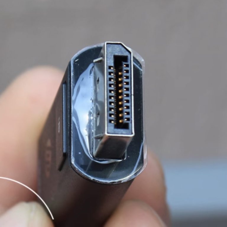 Đầu chuyển đổi Displayport sang HDMI 4K thương hiệu HP, thiết kế nhỏ gọn