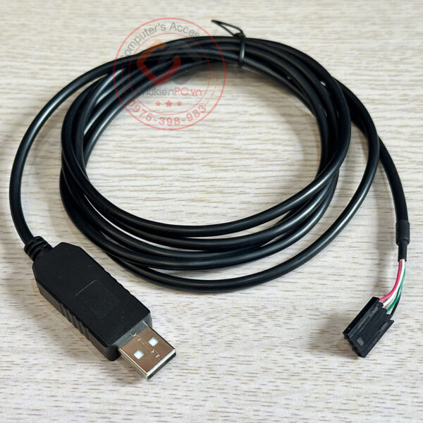 Cáp Console JW071A USB to 4Pin chip CP2102 cấu hình bộ định tuyến Aruba ...