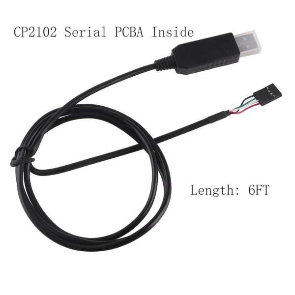 Cáp Console JW071A USB to 4Pin chip CP2102 cấu hình bộ định tuyến Aruba ...