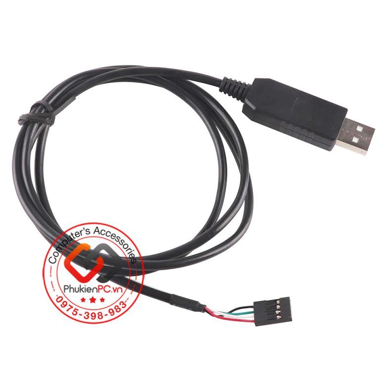 Cáp Console JW071A USB to 4Pin chip CP2102 cấu hình bộ định tuyến Aruba ...