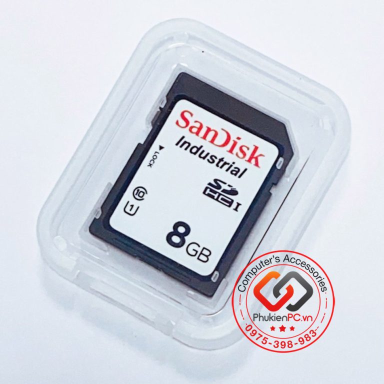 Thẻ nhớ SDHC Sandisk 8GB industrial công nghiệp