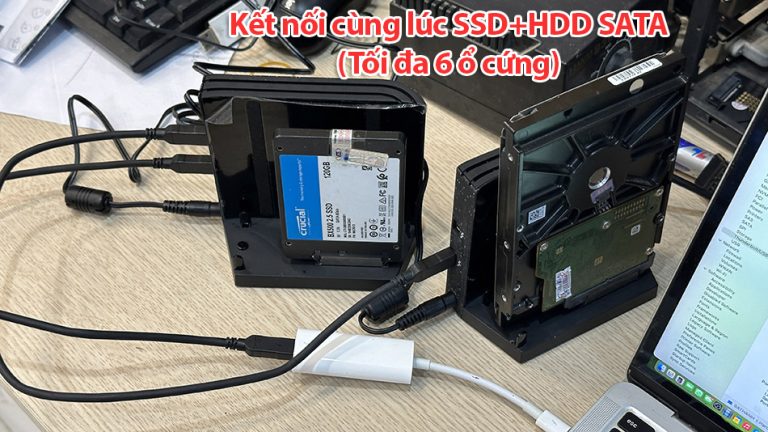 Docking đọc ổ cứng HDD SSD SATA Seagate GoFlex Desk Thunderbolt adapter