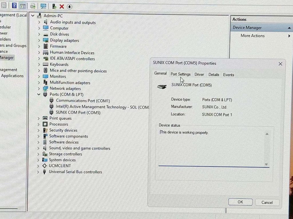 Card PCI express to 1 Port COM RS232 Serial DB9 chính hãng DELL SUNIX ...