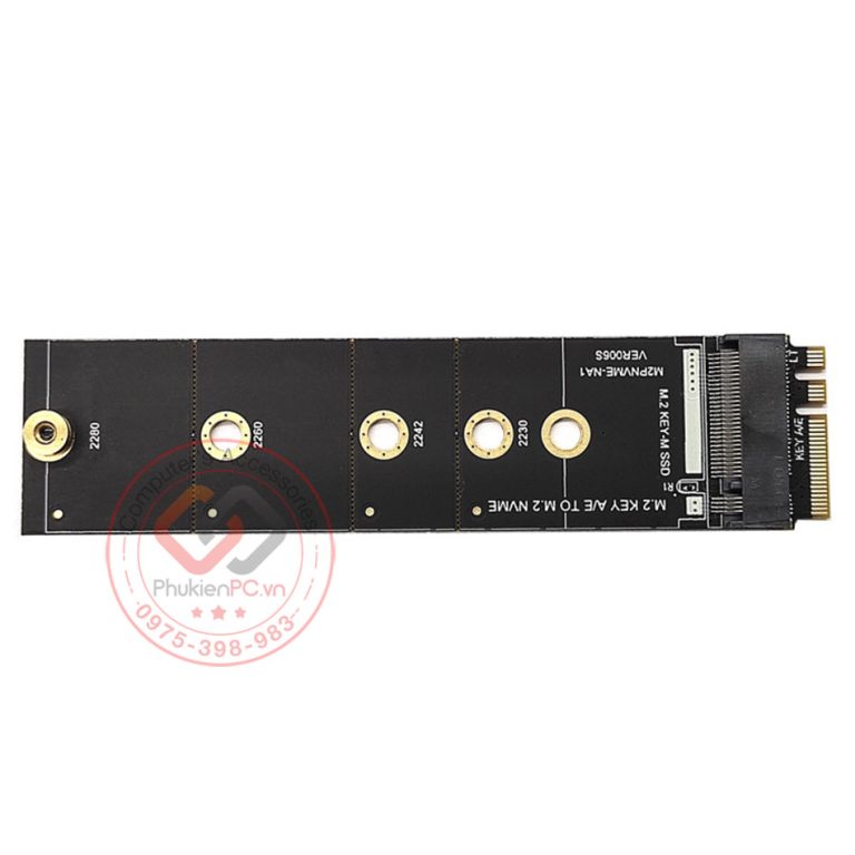 Adapter chuyển M.2 WIFI sang M2 NVME PCIe lắp thêm ổ cứng M2 cho Laptop, PC
