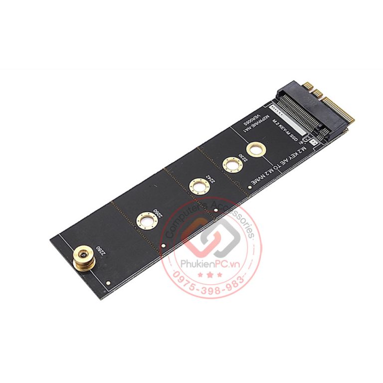 Adapter chuyển M.2 WIFI sang M2 NVME PCIe lắp thêm ổ cứng M2 cho Laptop, PC