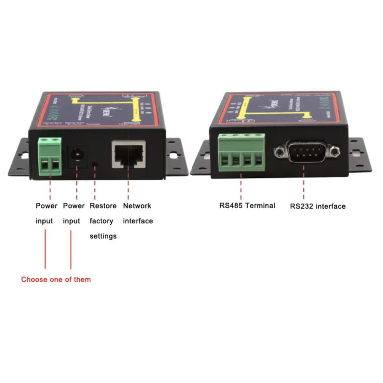 Bộ chuyển đổi Ethernet RJ45 to RS232 RS422 RS485 Converter Industrial Serial Device Server ...