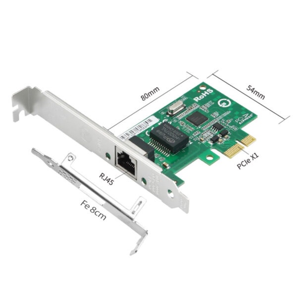 Card mạng PCIE LAN 1Gbps i210-T1 cho máy tính PC, máy tính đồng bộ chất ...