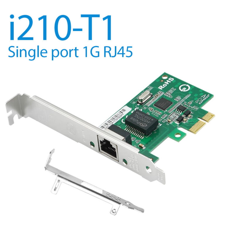 Card mạng PCIE LAN 1Gbps i210-T1 cho máy tính PC, máy tính đồng bộ chất ...